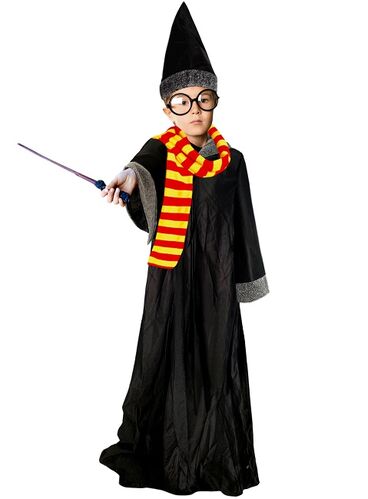 WIZARD SET COSTUME UNISEX 2 SIZES - PARTILICIOUS